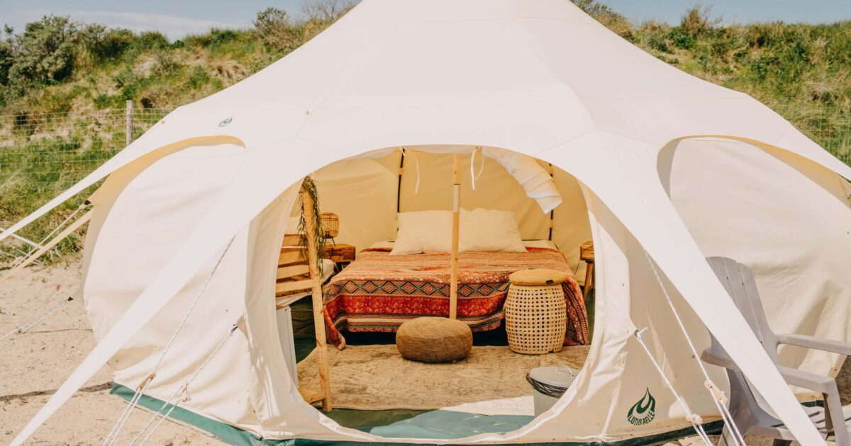 Camping de Lakens | Lotus Bell Zelt für 4 Personen